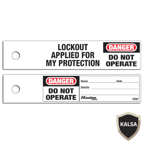 Distributor Master Lock S297 Maintenance Lockout Safety Tags - PT ...