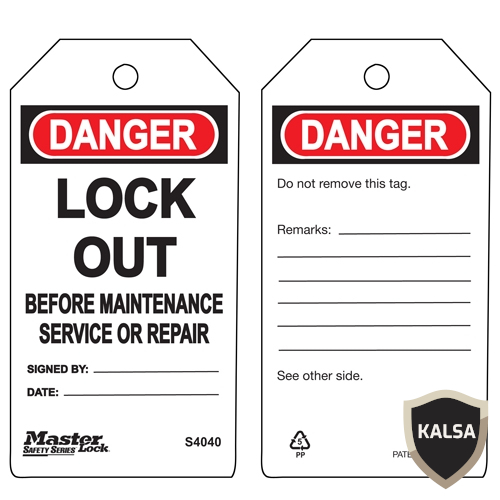 Distributor Master Lock S4040 Guardian Extreme Safety Tags - PT. KALSA ...