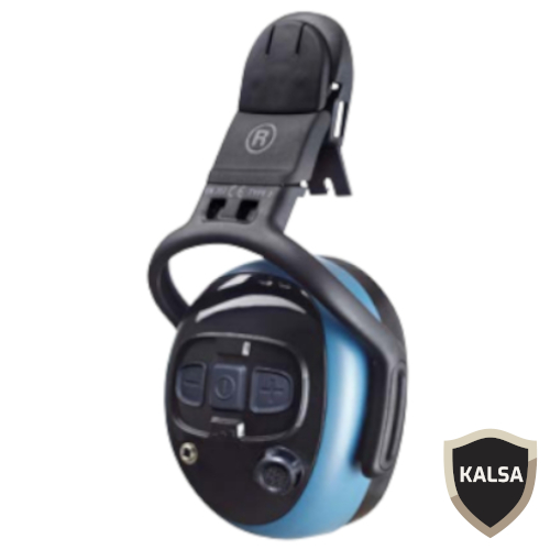 MSA 767393 Left/Right Cut Off Pro Helmet Mounted Blue Earmuff Passive ...