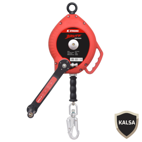 KStrong AFS510020R Brute Retrieval Block 20 Meter with Steel Snap Hook ...
