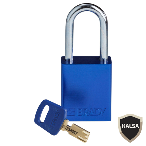 150287 Blue Keyed Differently Safekey Aluminum Padlocks With Steel ...