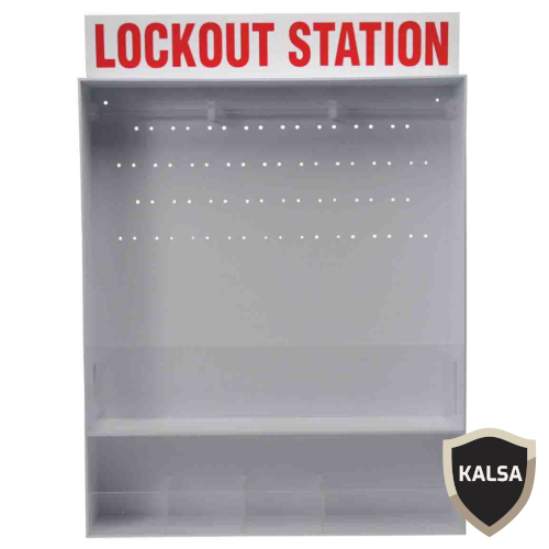050993 Red On White Adjustable Lockout Stations Extra-Large Lockout ...