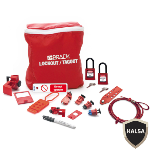196232 With 15-Pieces Electrician Lockout Kit Plus Padlocks & Tag It ...