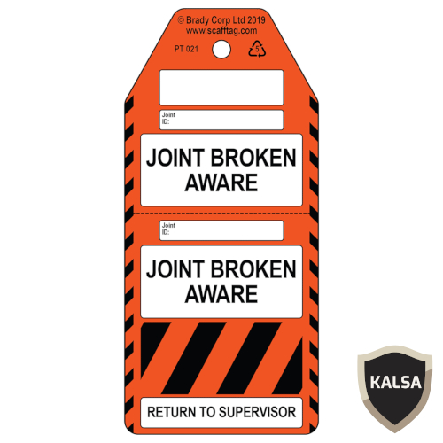 306738 Process Tags Joint Broken Aware 2 Part Brady - PT. KALSA ...