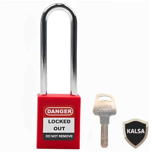 450SSLT-KA Length 76 mm Long Stainless Steel Shackle Safety Padlock ...
