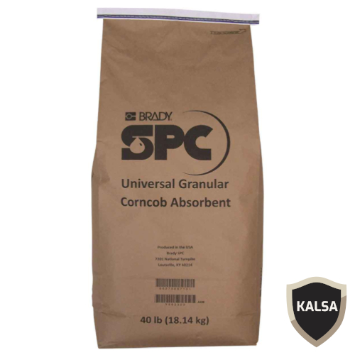 DZ-100 Capacity 8.5 gal Absorbent Granular Corncob Brady SPC - PT ...