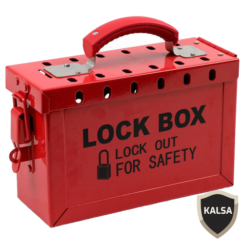 LK02 Red Width 227 mm Portable Group Lock Box Lockey - PT. KALSA ...