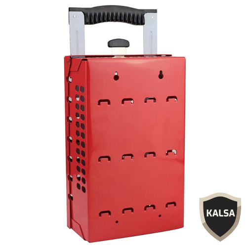 LK21 Red Width 165 mm Group Lockout Box Lockey - PT. KALSA Triapsara Utama