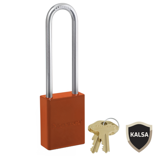 6835KALTORJ Orange Length 3 in Aluminum Safety Padlock Master Lock - PT ...