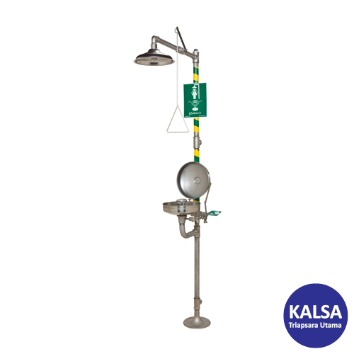 Haws 8330 Combination Corrosion Resistant Shower and Eye or Face Wash ...